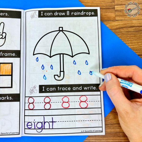 Printable Number Books for Kindergarten - A Spoonful of Learning