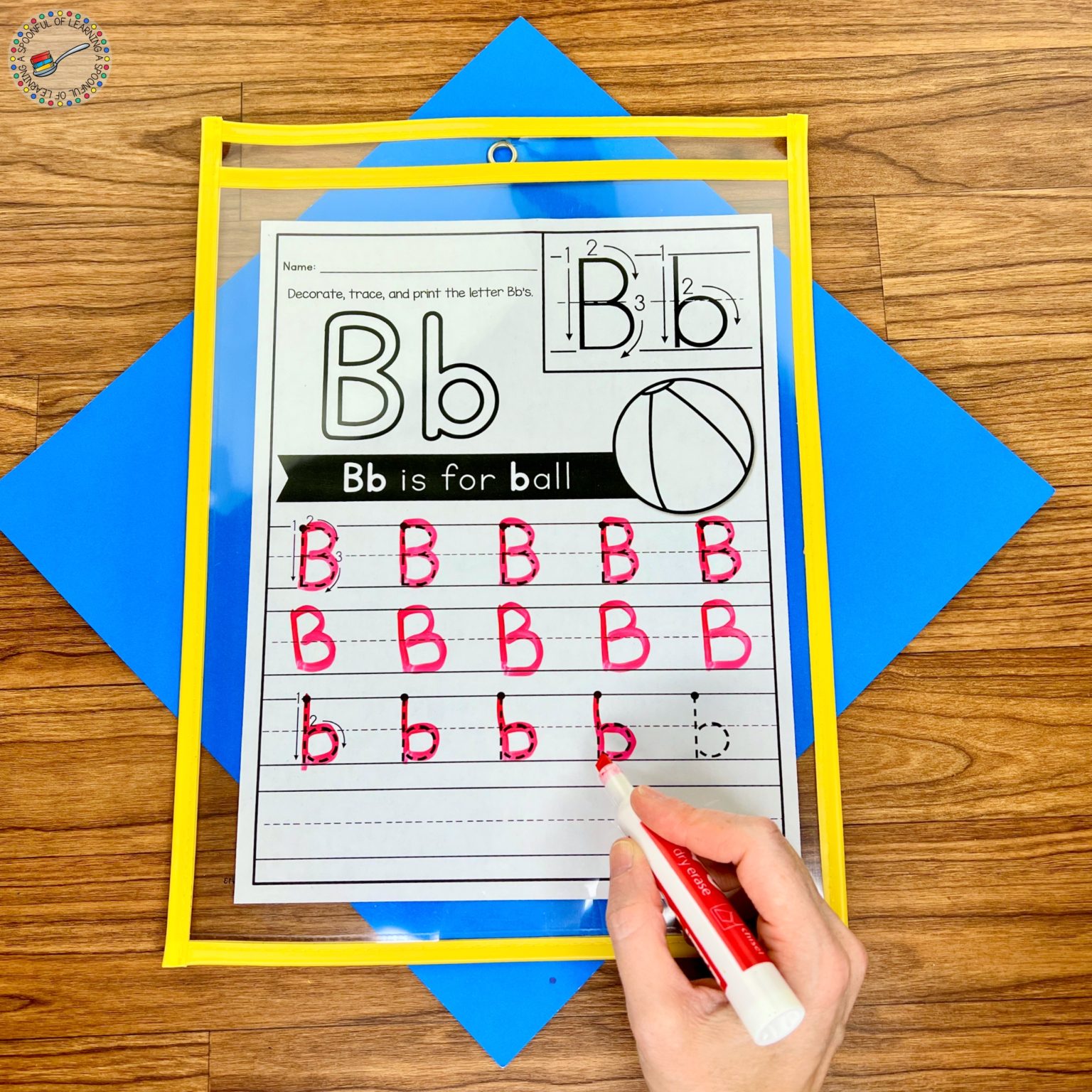 Free Letter B Printables for Kindergarten - A Spoonful of Learning