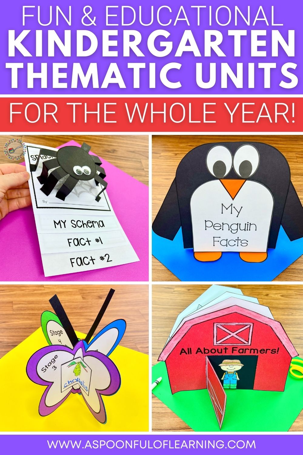 An Entire Year of Kindergarten Thematic Units - A Spoonful of Learning