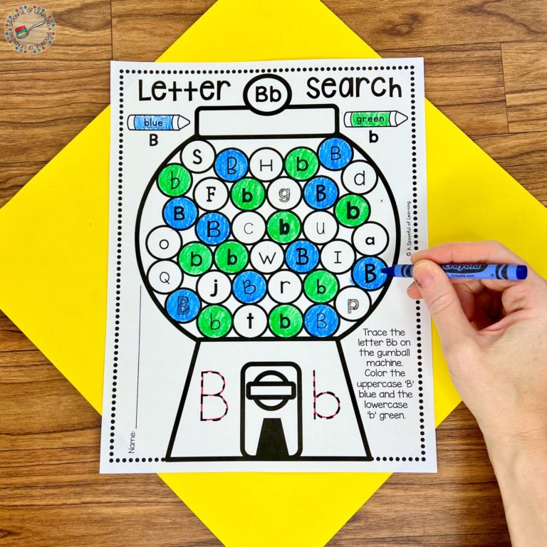 Free Letter B Printables for Kindergarten - A Spoonful of Learning