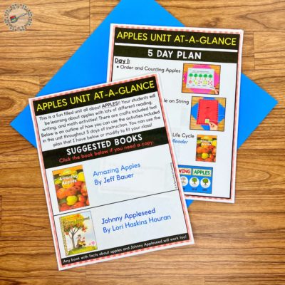 An Entire Year of Kindergarten Thematic Units - A Spoonful of Learning