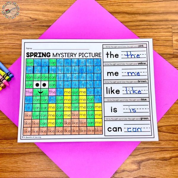 Fun Spring Activities for Kindergarten - A Spoonful of Learning