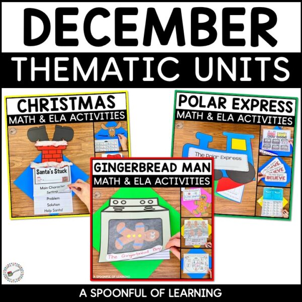 December Read Alouds for Kindergarten - A Spoonful of Learning