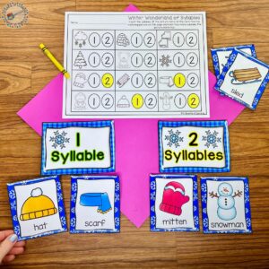 Winter Centers for Kindergarten - A Spoonful of Learning