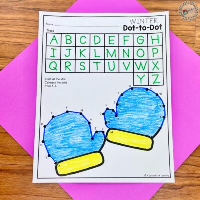 Back from Winter Break Activities for Kindergarten - A Spoonful of Learning