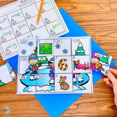 Winter Centers for Kindergarten - A Spoonful of Learning