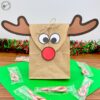 Free Paper Bag Reindeer Craft - A Spoonful of Learning