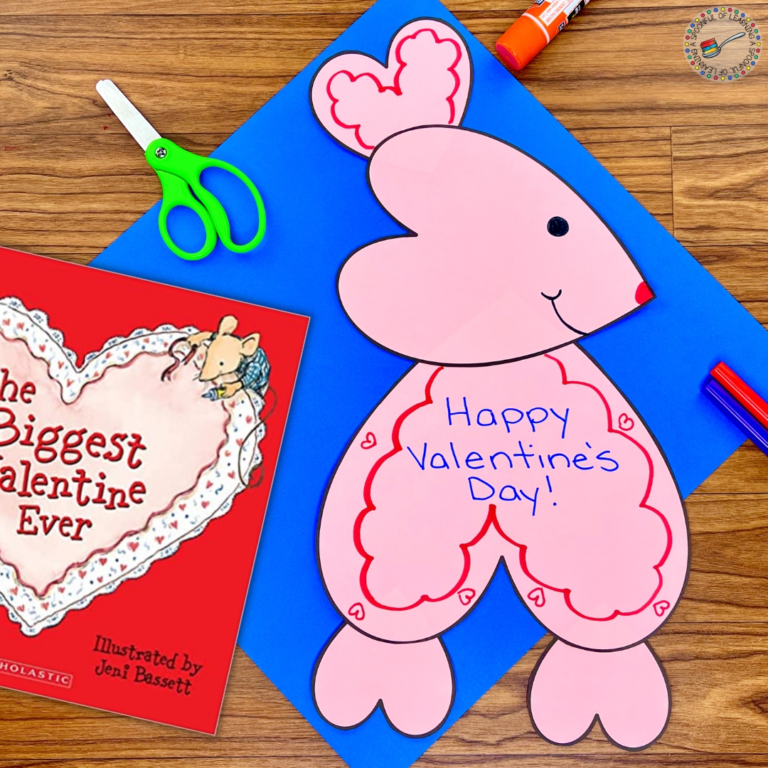 February Crafts for Kindergarten - A Spoonful of Learning