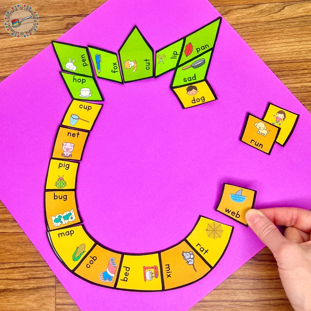 Free Printable Puzzles for Kindergarten - A Spoonful of Learning
