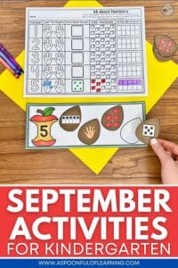 Engaging Kindergarten Activities for September - A Spoonful of Learning