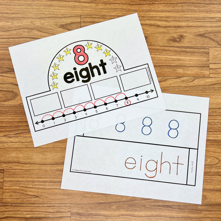 Number Sense Activities for Kindergarten - A Spoonful of Learning
