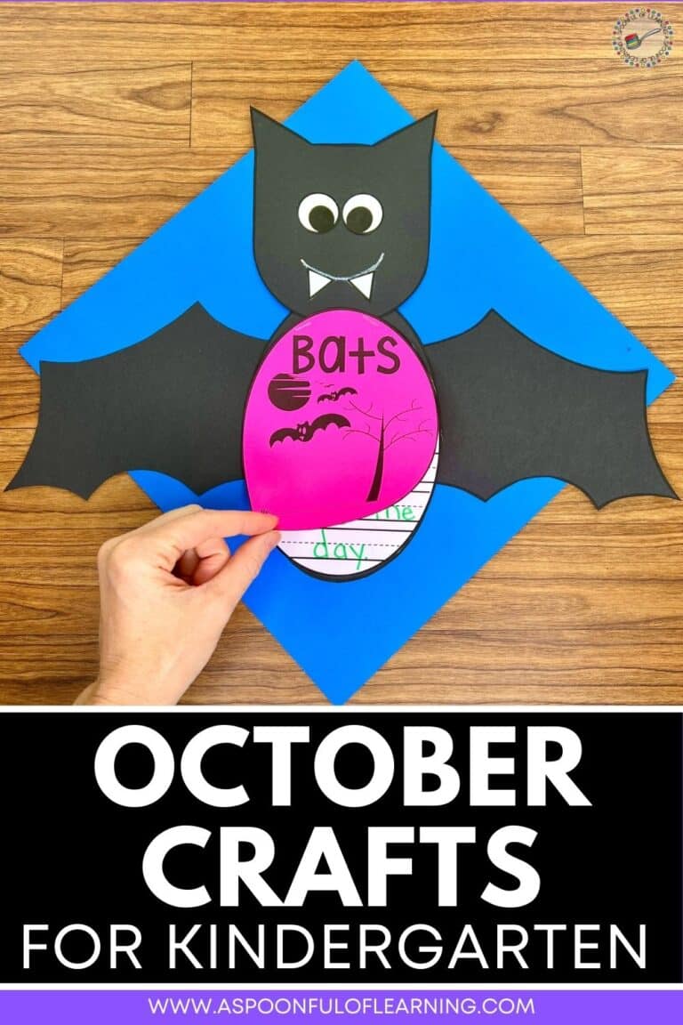 October Crafts for Kindergarten - A Spoonful of Learning