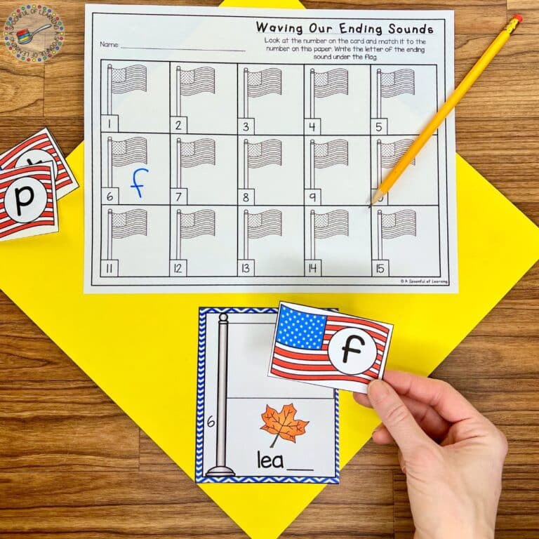 Kindergarten Centers for February - A Spoonful of Learning