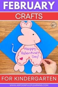 February Crafts for Kindergarten - A Spoonful of Learning