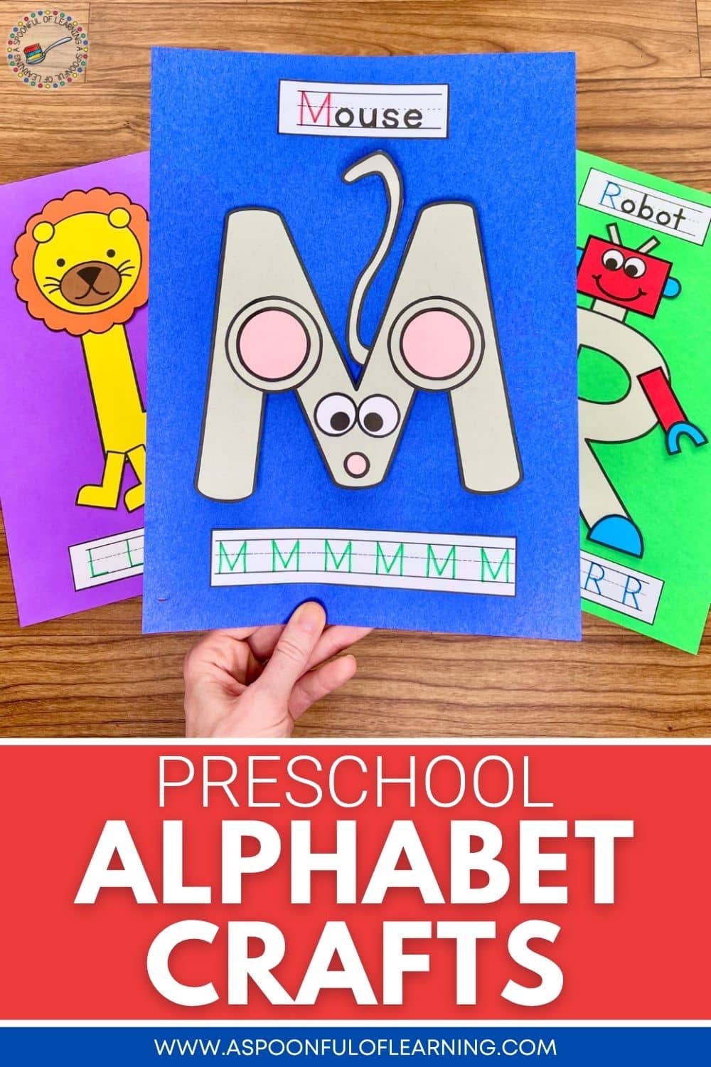 Fun Preschool Alphabet Crafts - A Spoonful of Learning