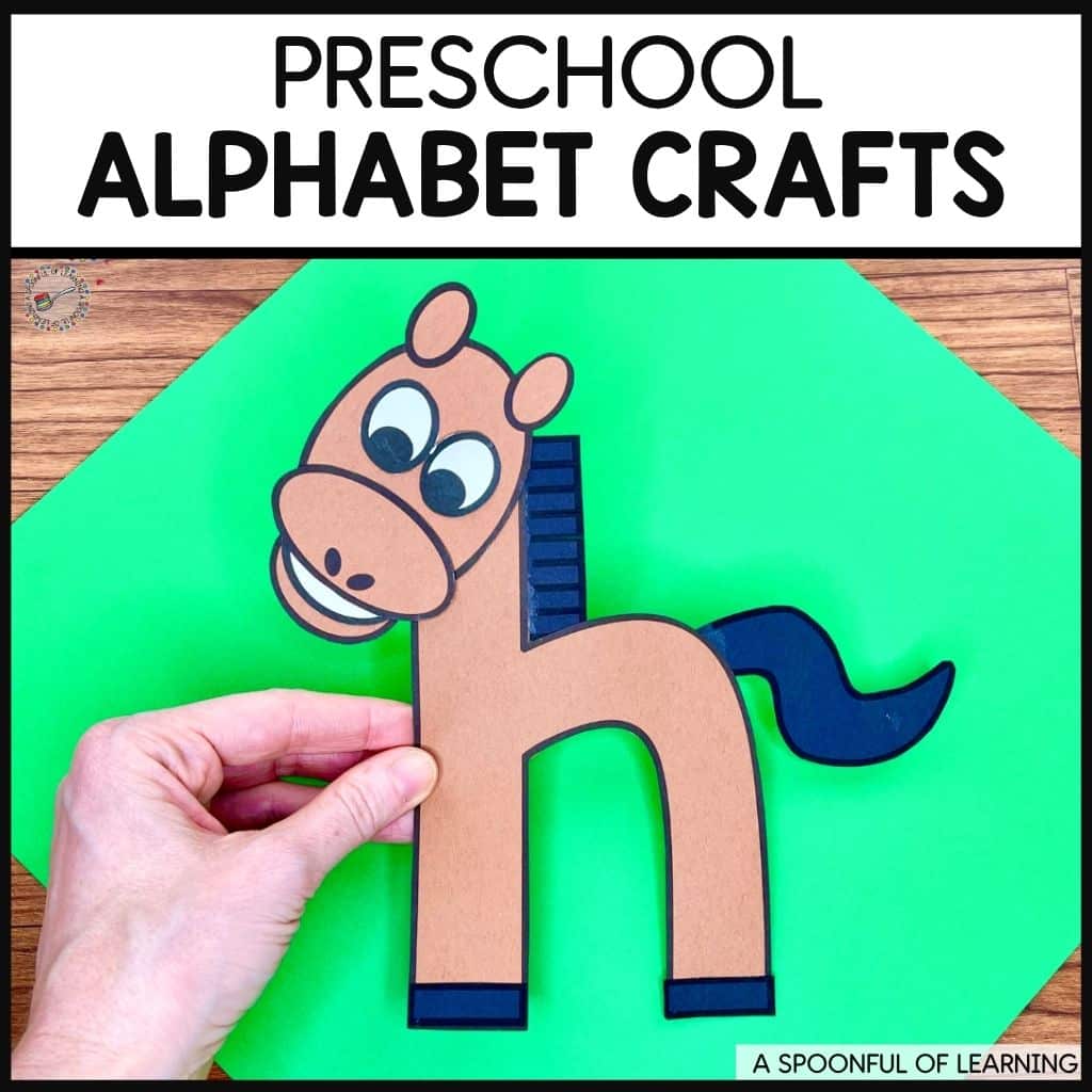 Fun Preschool Alphabet Crafts - A Spoonful of Learning