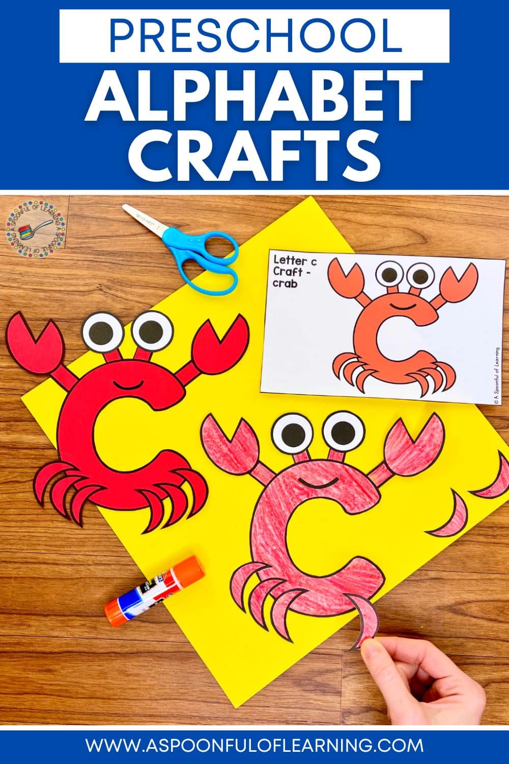 Fun Preschool Alphabet Crafts - A Spoonful of Learning