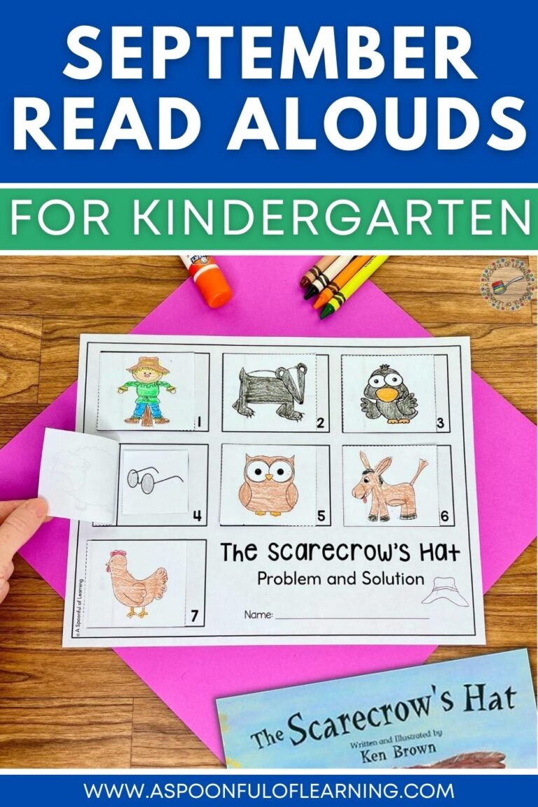 September Read Alouds for Kindergarten - A Spoonful of Learning