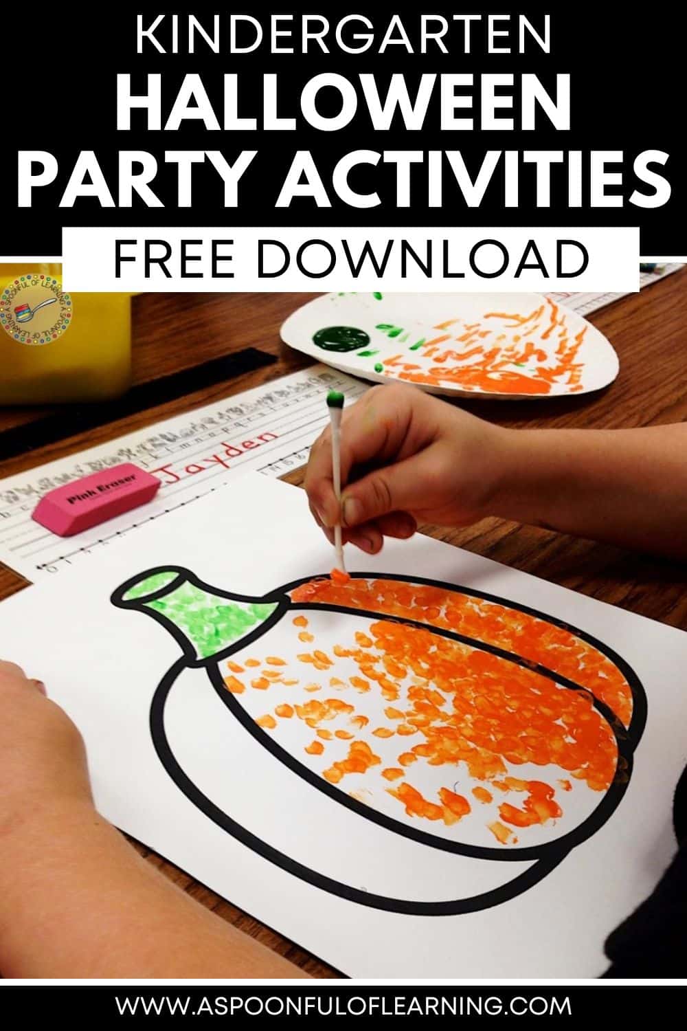 Not-So-Spooky Kindergarten Halloween Party Activities - A Spoonful of ...